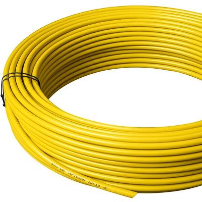 China Flexible Copper Conductor Cable in Yellow with PVC Insulation Material for sale