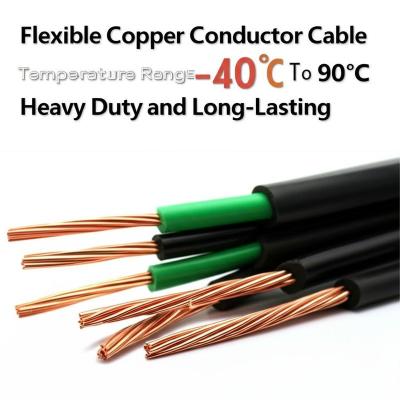 China Flexible Copper Conductor Cable for Temperature Range -40°C To 90°C Heavy Duty and Long-Lasting for sale