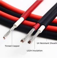 China Renewable Energy Cable Red Halogen Free Crosslinked Polyolefin Sheath for Environmentally Friendly Energy for sale