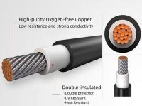 China 30 Year Service Life Solar Power Cable with Tinned Copper Wire and Halogen Free Crosslinked Polyolefin Sheath for sale