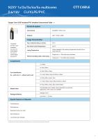 China 1core XLPE 0.6/1kV Insulated Power Cable in Black or Customized Sheath Color for Sample for sale