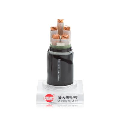 China Black Sheath XLPE Insulated Power Cable Minimum Order 500 M Sample for sale