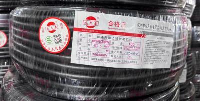 China Indoor And Outdoor Copper Building Wire Round Cable Shape Stranded Conductor Designed For Electrical Connections 300 / 500 V for sale