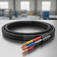China 3+1 Core Industrial Electrical Cable for Power Distribution and Signal Transmission for sale