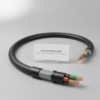 China Armoured Power Cable (Round/Sector Conductor, Black or Custom Jacket, 15–20×OD Bending Radius) for sale