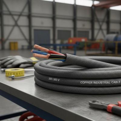 China IEC 60332-1 Flame-Retardant Armoured Power Cable with PVC Outer Sheath (Round or Sector Conductor) for Heavy-Duty Applications for sale