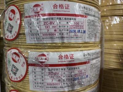 China Copper Building Wire Solid Or Stranded Conductor Round Cable Shape Provides Excellent Conductivity And Flexibility 300 / 500 V for sale