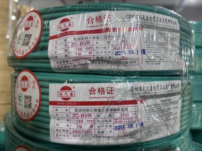 China Indoor And Outdoor PVC Insulated Construction Wire Power Supply Cable Ensuring Safety Efficiency in Electrical Systems 450 / 750V for sale