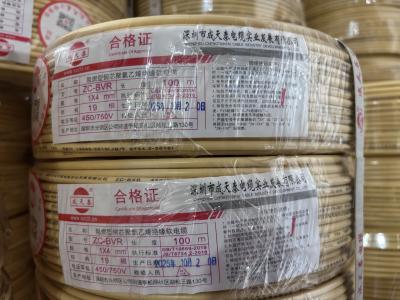 China Copper Building Wire Solid Or Stranded Conductor Suitable For In Building Electrical Wiring Systems Requiring And Reliability 450 / 750V for sale