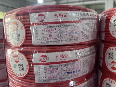 China Domestic Decoration PVC Insulated Construction Wire Round Cable Shape Ideal for Electrical Wiring and Building Projects 450/750V for sale