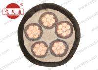 China Black 5 Core Armoured Cable , Electrical Power Cable For Residental Connections for sale