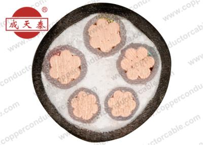 China 0.6/1 KV 3+2 Core XLPE Insulated Power Cable PVC Sheathed , Unarmoured & Armoured for sale