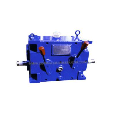 China BQY100X Coaxial Cylindrical Gear Reduction Gearbox For Crawler Cable Tractor for sale