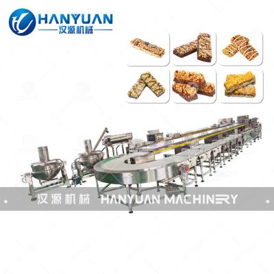 China Muesli Bar Production Line 3-4 Tons Per 8 Hours 90kW Automatic Snack Bar Making Machine for sale