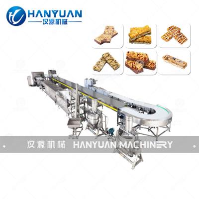 China Stainless Steel Granola Bar Making Machine 3-4 Ton per 8 Hours Energy Bar Production Line for sale