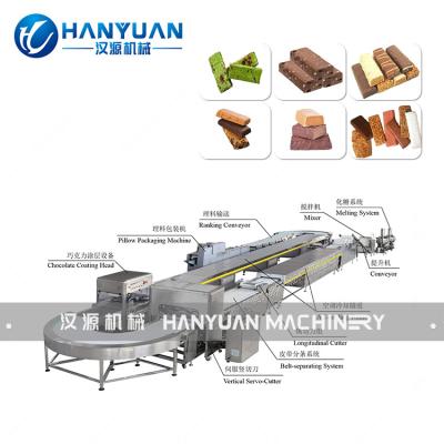 China Healthy Energy Bar Production Line 300-500kg/h Stainless Steel Bar Manufacturing Equipment for sale