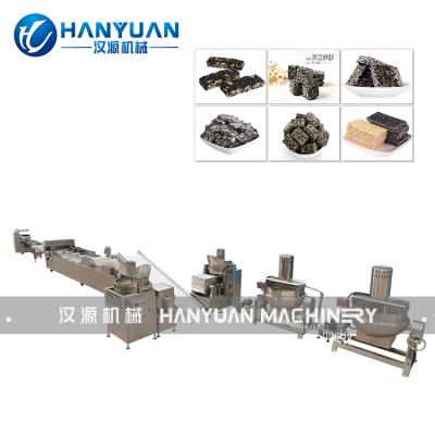 China Complete Black Sesame Bar Making Machine 10kW-20kW 250kg-300kg/h Peanut Bar Production Line for sale