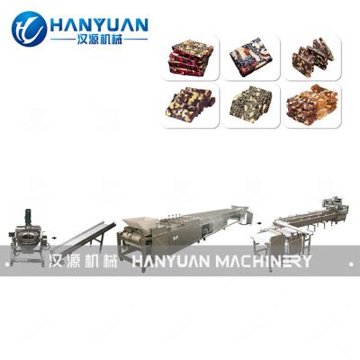 China Sesame Flake Making Machine 300-500kg/h Candy Bar Production Line 380V for sale