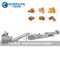 China Peanut Chikki Production Line 20×8m Layout Peanut Brittle Machine for sale