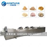 China Crisp Peanut Bar Cutting Machine 300kg/H Almond Toffee Manufacturing Machine 380V for sale
