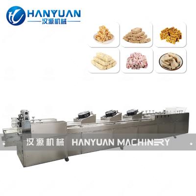 China Crisp Peanut Bar Cutting Machine 300kg/H Almond Toffee Manufacturing Machine 380V for sale