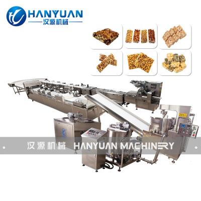 China Automatic Peanut Bar Machine 300-500kg/h 120kW for Nut Candy Production Line for sale