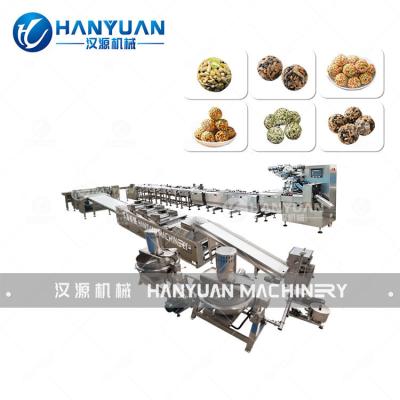 China Peanut Candy Chikki Ball Production Line 2-3 Ton 8hr Automatic Nutrition Bar Manufacturing Equipment for sale