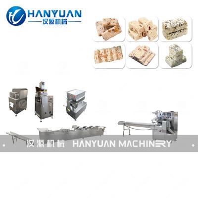 China 80kW PLC Rice Bar Production Line 200-300kg/H Rice Puff Snack Machine for sale