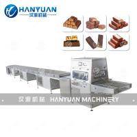 China Industrial Chocolate Enrobing Line 400kg/H 20kW PLC Controlled Coating Equipment for sale