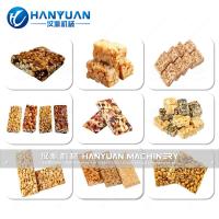 China Automatic Peanut Candy Bar Making Machine with Food Grade Conveyor, Stainless Steel Shell, and 300~400kg/h Capacity for sale