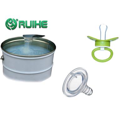 China Fast Setting Yellow Resistance LSR Food Grade 40 Shore A Baby Nipples for sale