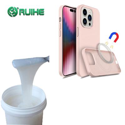 China High Tear Gas Phase Liquid Silicone Rubber Good Resilience For Phone Case for sale