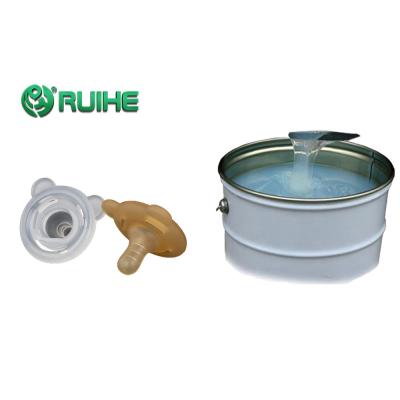 China Two Component LSR Liquid Silicone Rubber Medical Grade 50 Shore A Baby Nipples for sale