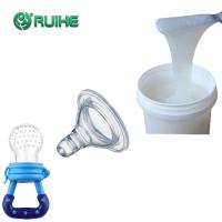 China FDA Two Components Liquid Silicone Rubber Food Grade Baby Nipples Aging Resistance for sale