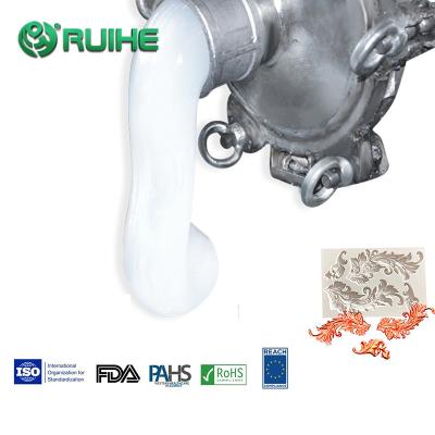 China Custom Translucent RTV Liquid Silicone Rubber Platinum Cure Plaster Molds Making for sale