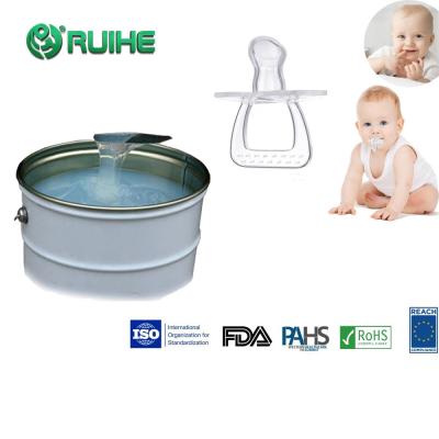 China High Heat Resistance Two Part Liquid Silicone Rubber With High Tear Strength Transparent Color for sale
