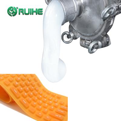 China FDA High Transparent Liquid Silicone Rubber Aging Resistance Button Parts for sale