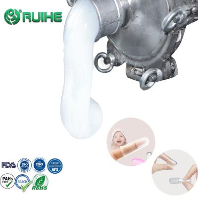 China VOC Less Than 0.5% Transparent Food Grade Liquid Silicone Rubber with Temperature Resistance -40℃~200℃ for sale