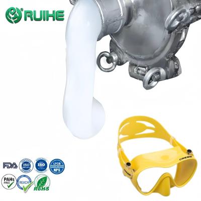 China Tensile Strength LSR Liquid Silicone Rubber With Curing Exceptional Durability Tear Strength for sale