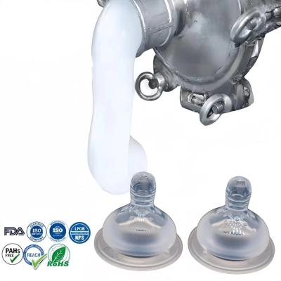 China High Strength High Grade of Transparency ISO 9001:2015 Certified LSR Liquid Silicone Rubber for Baby Products for sale