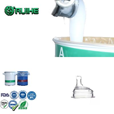 China Transparent Non Post Cured Food Grade Liquid Silicone Rubber  for Safe Food Contact for sale