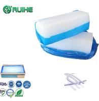 China Medical Grade Solid Silicone Rubber for Drainage Cross Tubes with Excellent Extrusion Performance for sale