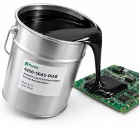 China RUIHE 6250-50AS-DIAB Antistatic Liquid Silicone Rubber for Chip Encapsulation, 52 Shore A, Black for sale