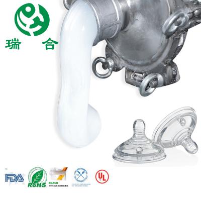 China High Durability LSR Liquid Silicone Rubber For Mold Making Baby Pacifier for sale