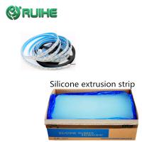 China Transparent LSR Liquid Silicone Rubber In Shore A Hardness Of 30 To 80  In Profiles , Sections , Strips , Cord for sale