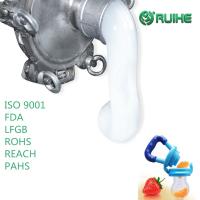China Low Shrinkage Food Grade 500% Pacifier Clear Silicone Rubber for sale