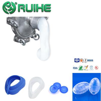 China LSR 2 Part Liquid Silicone Rubber Hospital Mask 30 Hardness for sale