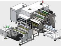 China Electrode Cutting Battery Cutter Machine CCD Slitter Slitting Width 1000mm for sale