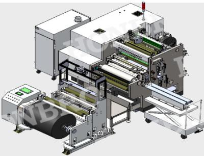 China Electrode Cutting Battery Cutter Machine CCD Slitter Slitting Width 1000mm for sale