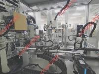 China 1S/PCS Single Station Battery Stacking Machine , Mechanical Positioning Battery Stacker for sale